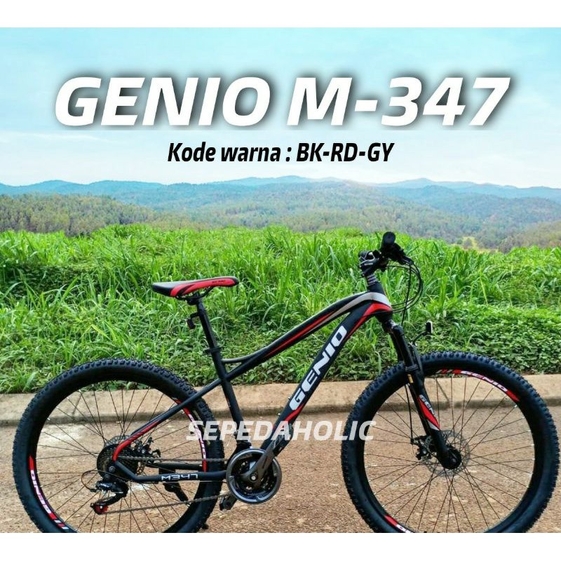 Jual Sepeda Gunung 27.5" Inch MTB GENIO M 347 Rem Cakram 24 Speed | Shopee Indonesia