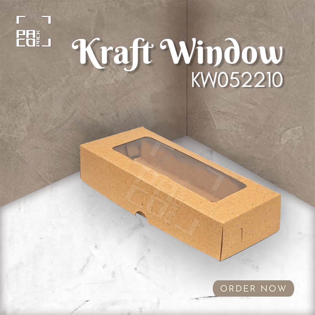 Jual [ LAMINASI ] Box Kraft Mika Packaging Kemasan 22 x 10 x 5 | Shopee ...
