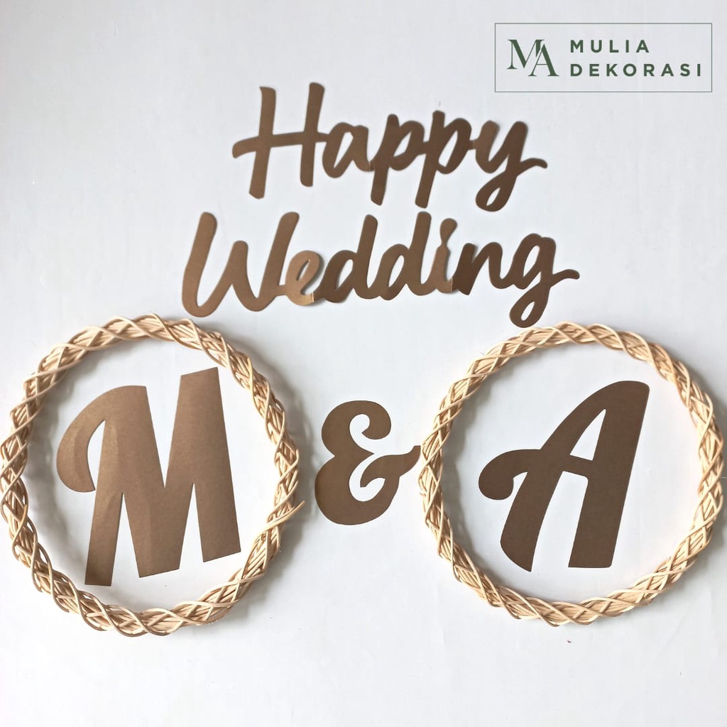 Jual ID RING ROTAN LINGKARAN POLOS DEKORASI BACKDROP LAMARAN NIKAHAN ...