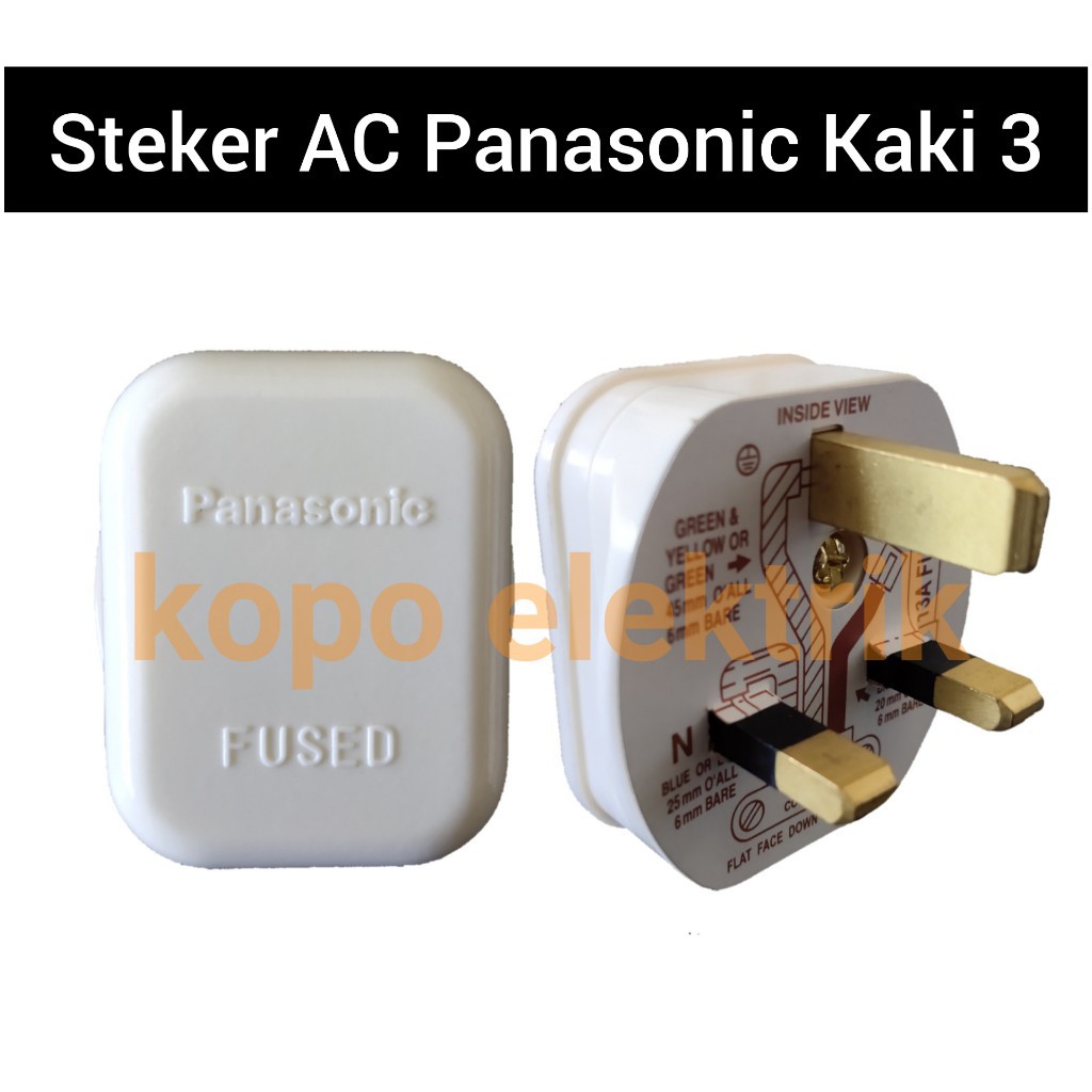 Jual Panasonic Steker AC Kaki 3 | Shopee Indonesia