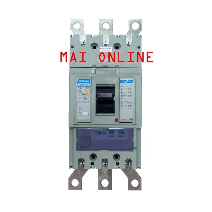 Jual MCB MCCB S400CJ 3P 400A 36kA TERASAKI JEPANG | Shopee Indonesia