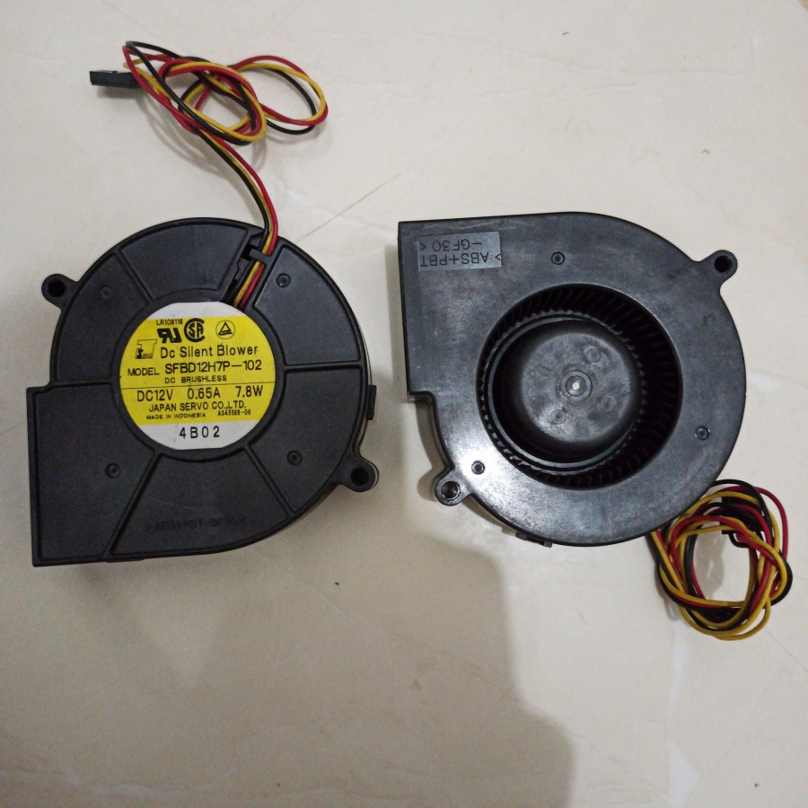 Jual Blower Fan / Kipas keong proyektor, akuarium, komputer 12V delta ...
