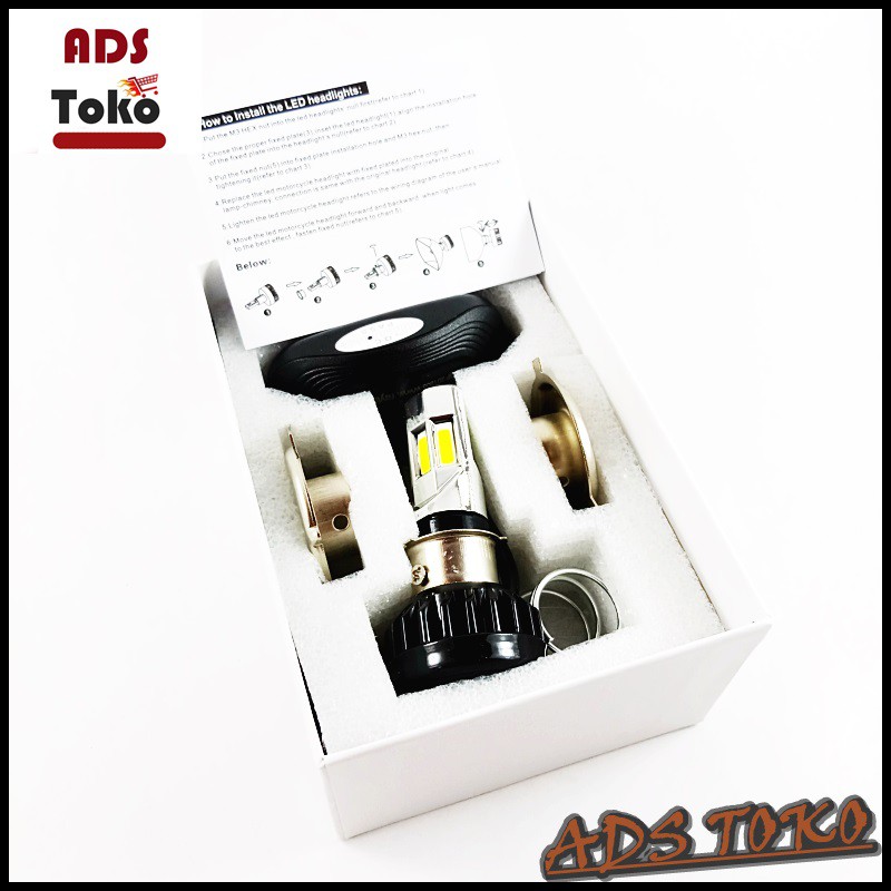 Jual Lampu LED Motor RTD 6 Mata Biru AC DC 35W 3500 Lumens ORIGINAL ...