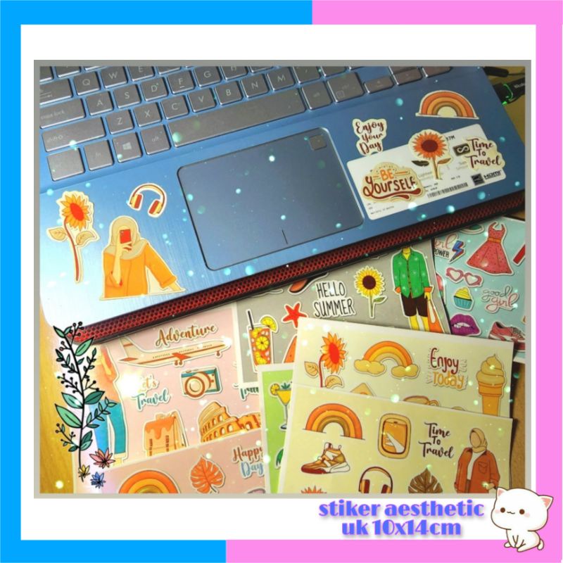 Jual stiker aesthetic stiker case stiker laptop | Shopee Indonesia