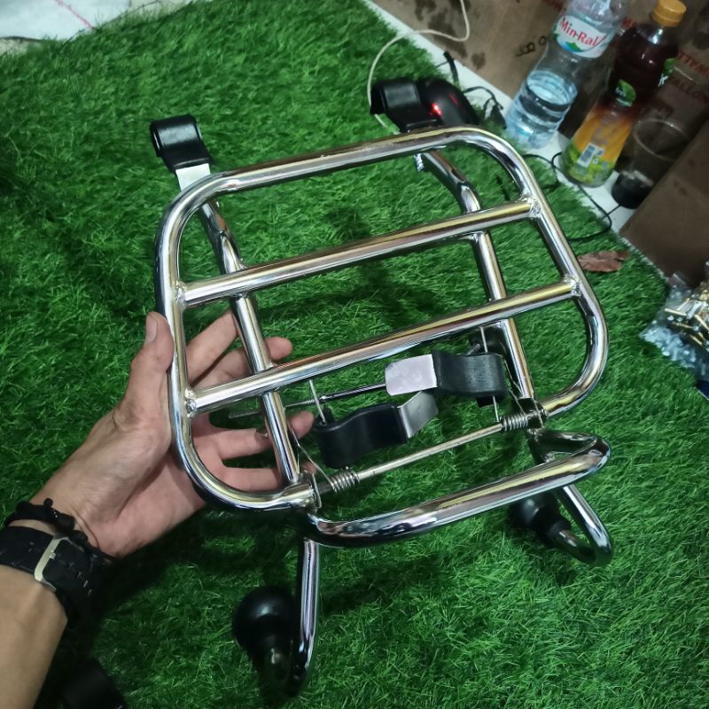 Jual Frontrack rak depan vespa super sprint vbb pxe series | Shopee ...