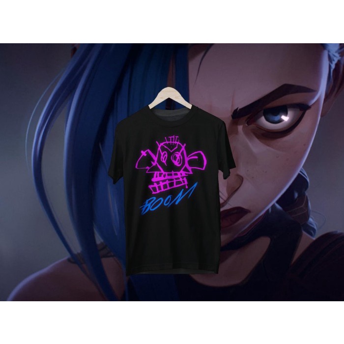 Jual BEST QUALITY KAOS BAJU NETFLIX JINX SPRAY BOOM GAME LEAGUE OF ...