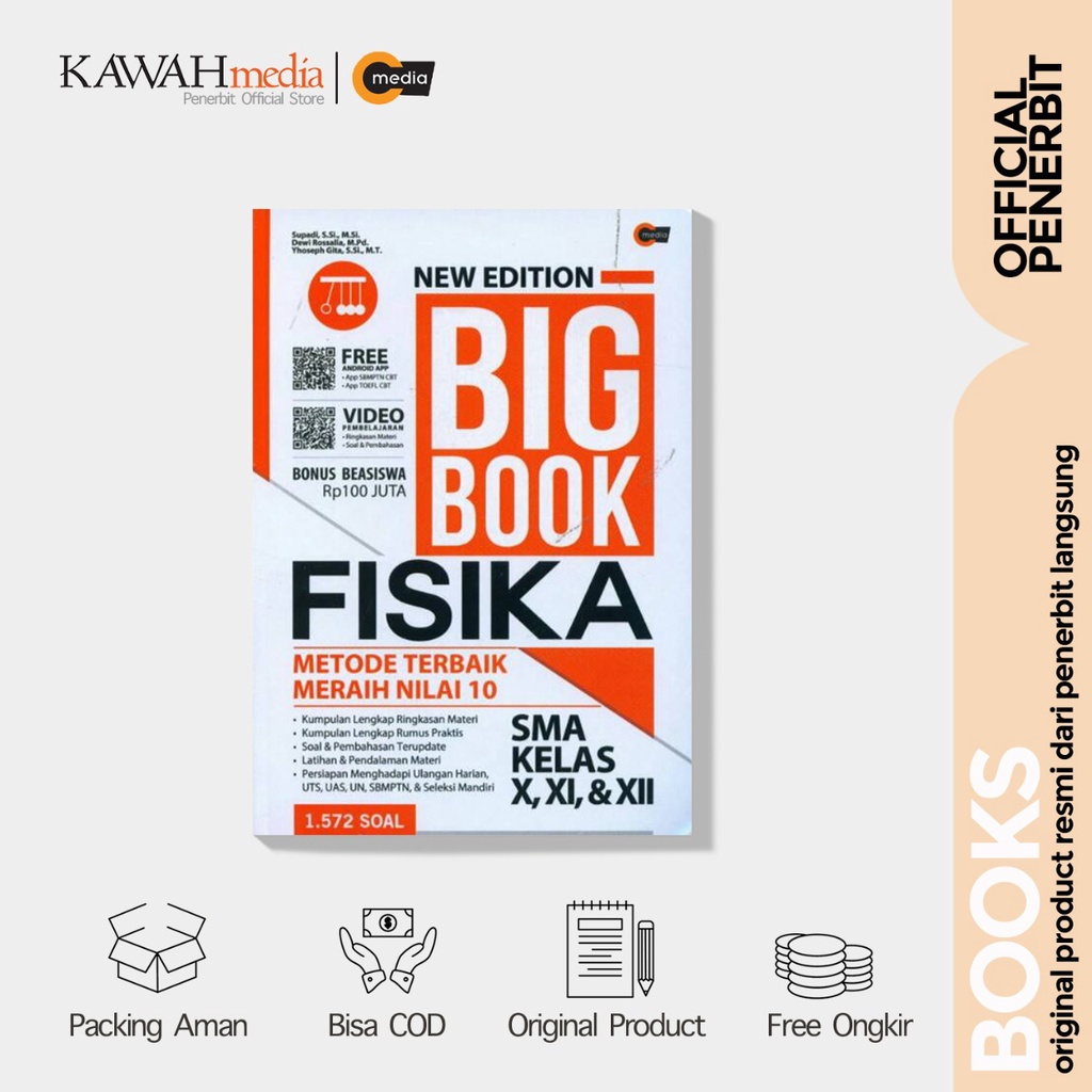 Jual Buku Penunjang Pelajaran - New Edition Big Book Fisika SMA Kelas X, XI &XII - Cmedia ...