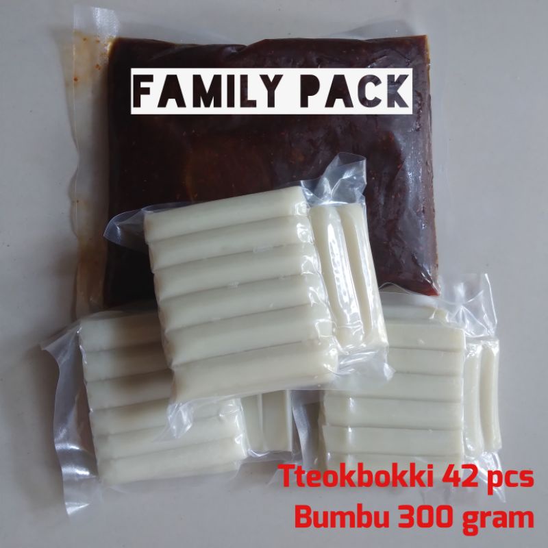 Jual Paket Topokki + Bumbu (Family Pack) Tteokbokki Tokpoki Topoki ...
