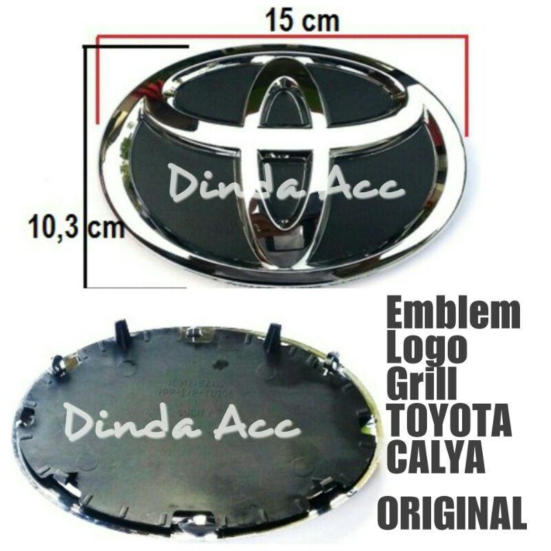 Jual Emblem Logo Depan Toyota CALYA Original | Shopee Indonesia
