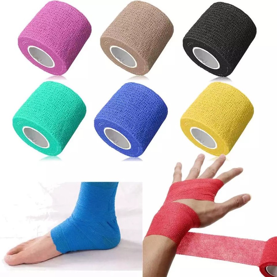 Jual Self-Adhering Bandage Wraps Elastic Adhesive First Aid Tape ...