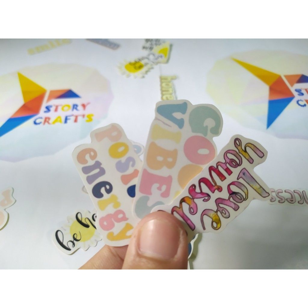 Jual Sticker Kata Kata Acak Mini Lucu Scrapbook | Shopee Indonesia