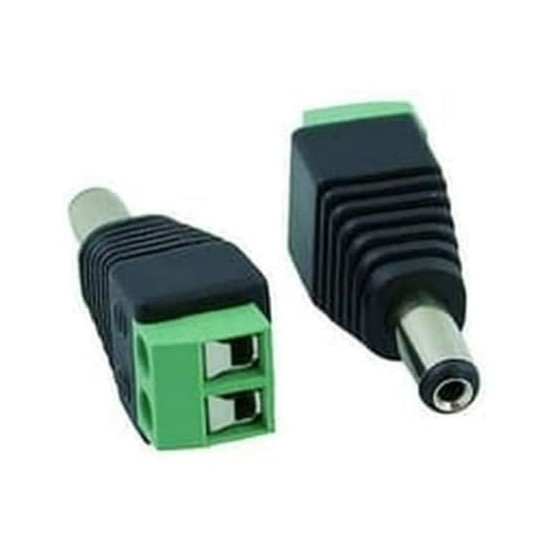Jual Plug-In Socket DC Jack Male to Terminal Screw Konektor Power DC ...