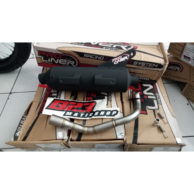 Jual Knalpot proliner beat scoopy leher atas fi esp ori original pro ...