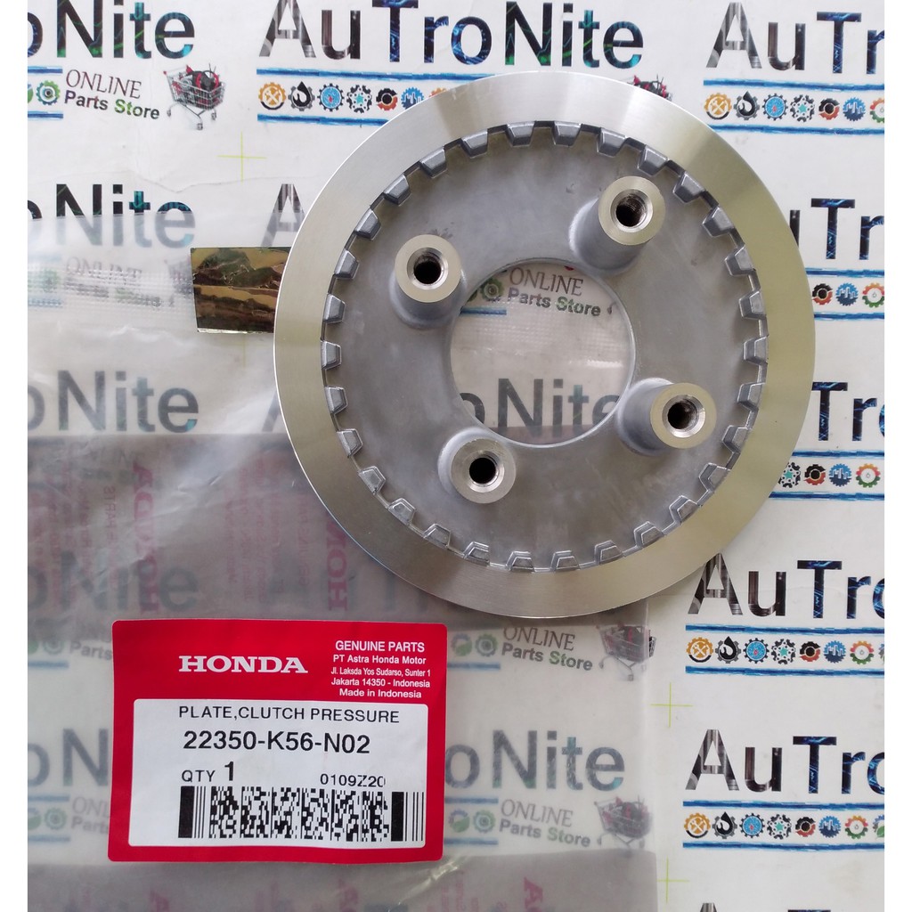 Jual Piringan Kopling Kaki 4 Plate Clutch Pressure 22350-K56-N02 Ori Honda Sonic Supra GTR CB ...