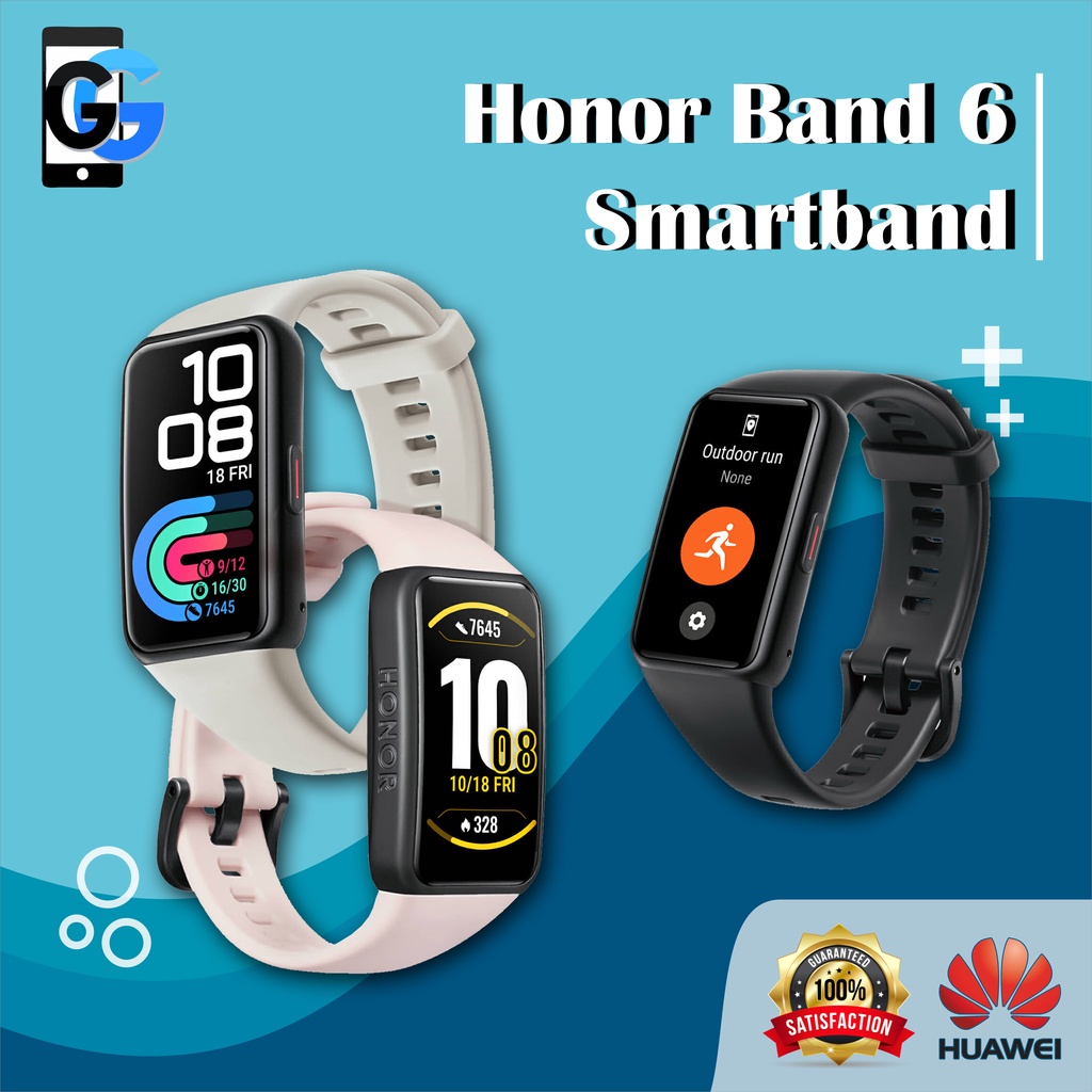 Jual Huawei Honor Band 6 Smartband Waterproof Blood Oxygen Heart Rate ...