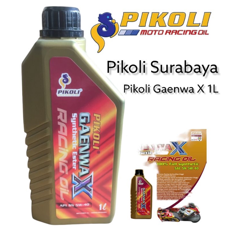 Jual Oli Pikoli Gaenwa X Full Synthetic 5w40 "Oli Touring, Tahan Panas ...