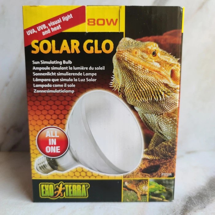 Jual Lampu Solar Glo 80 watt, Exoterra Solarglo 80 watt, Lampu UVA UVB ...