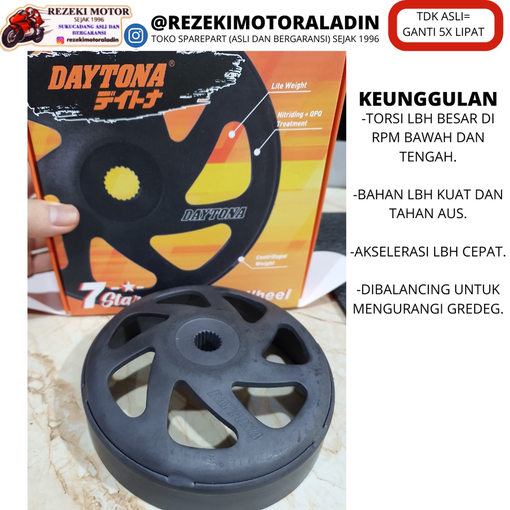 Jual MANGKOK KAMPAS GANDA SOLUSI ANTI GREDEG CVT DAYTONA DRPULLEY PCX ...
