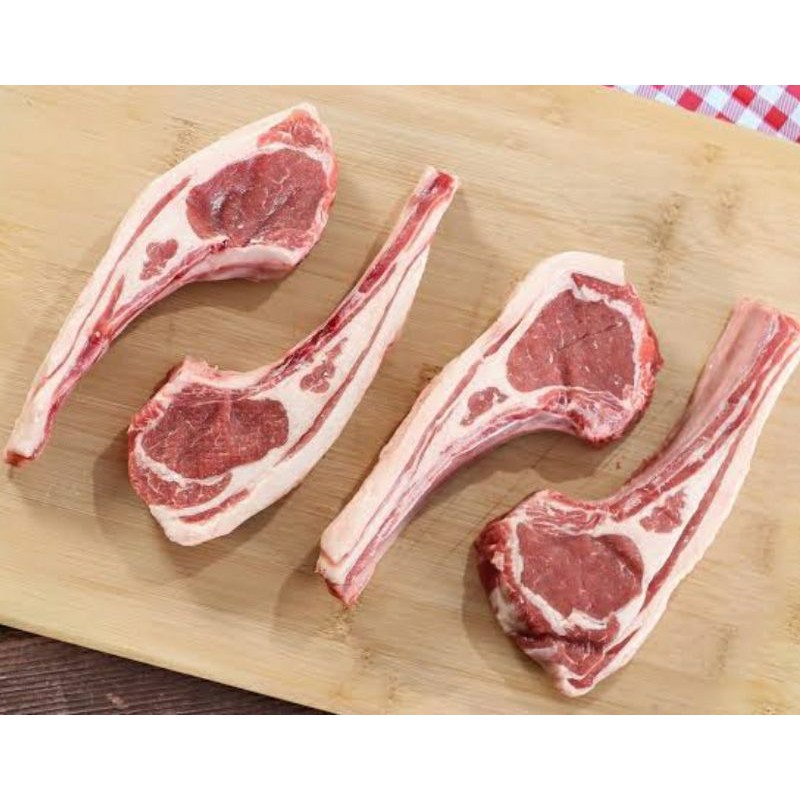 Jual Lamb Chop/Lamb Rack Premium 500gr (Daging Domba) | Shopee Indonesia