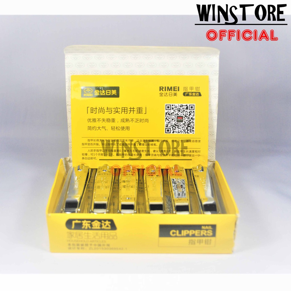 Jual GUNTING KUKU RIMEI 603 STAINLESS NAIL CLIPPER BESAR BOX - LUSIN ...