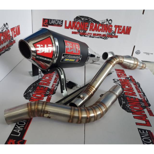 Jual YOSHIMURA R55 OF ROAD BLACK SERIES FULLSYSTEM HONDA TIGER DAN ...