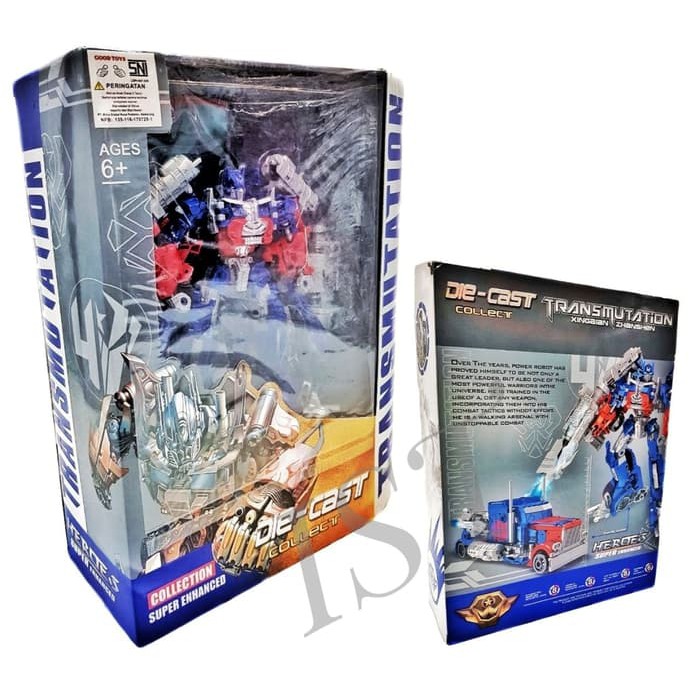 Jual DIE CAST TRANSFORMER OPTIMUS - MAINAN ANAK DIECAST METAL | Shopee ...