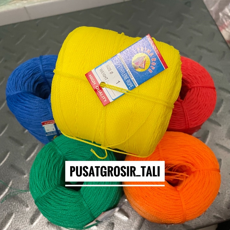 Jual Tali Lato Latoo Tambang Kecil 1mm Material PE Plastik 1mm +/- 200 METER 1 ROL | Shopee ...
