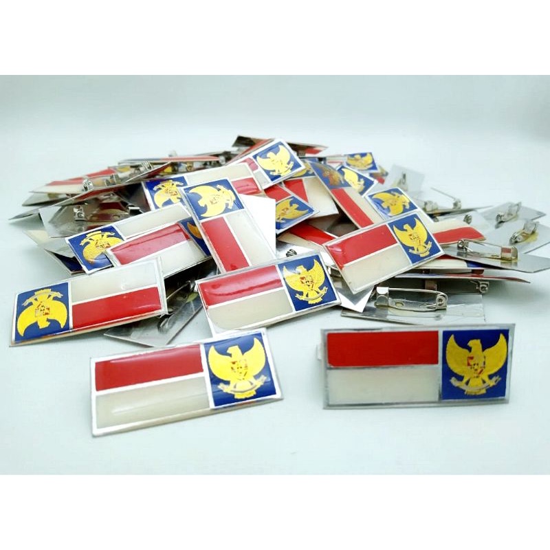 Jual Pin Merah Putih Garuda Pin Bendera Merah Putih Dengan Lambang ...