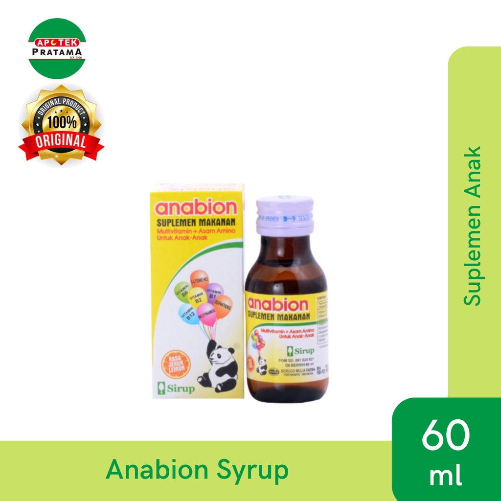 Jual ANABION SYR 60ML | Shopee Indonesia