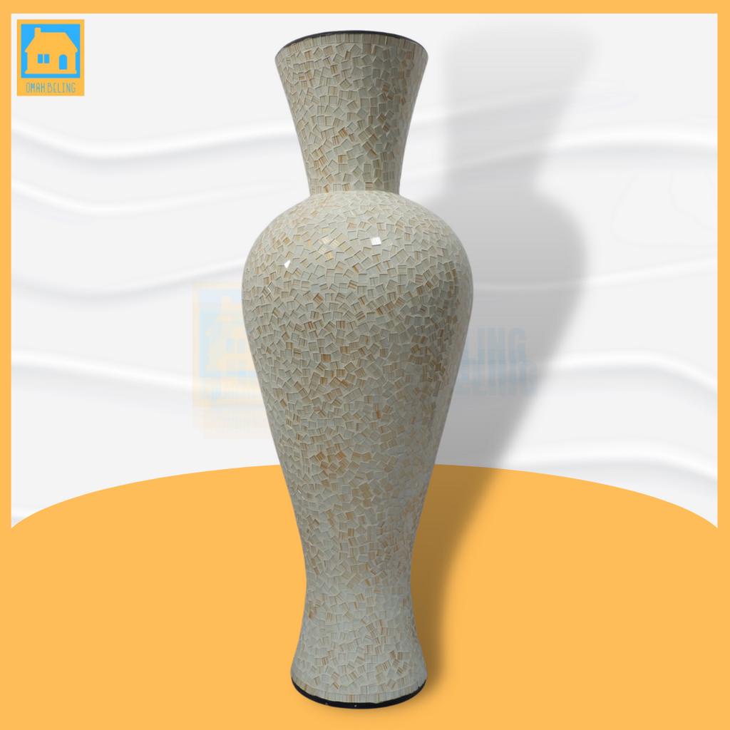 Jual Vas Bunga Guci Keramik Aesthetic | Ukuran 60cm | Vas Gucci Sudut ...