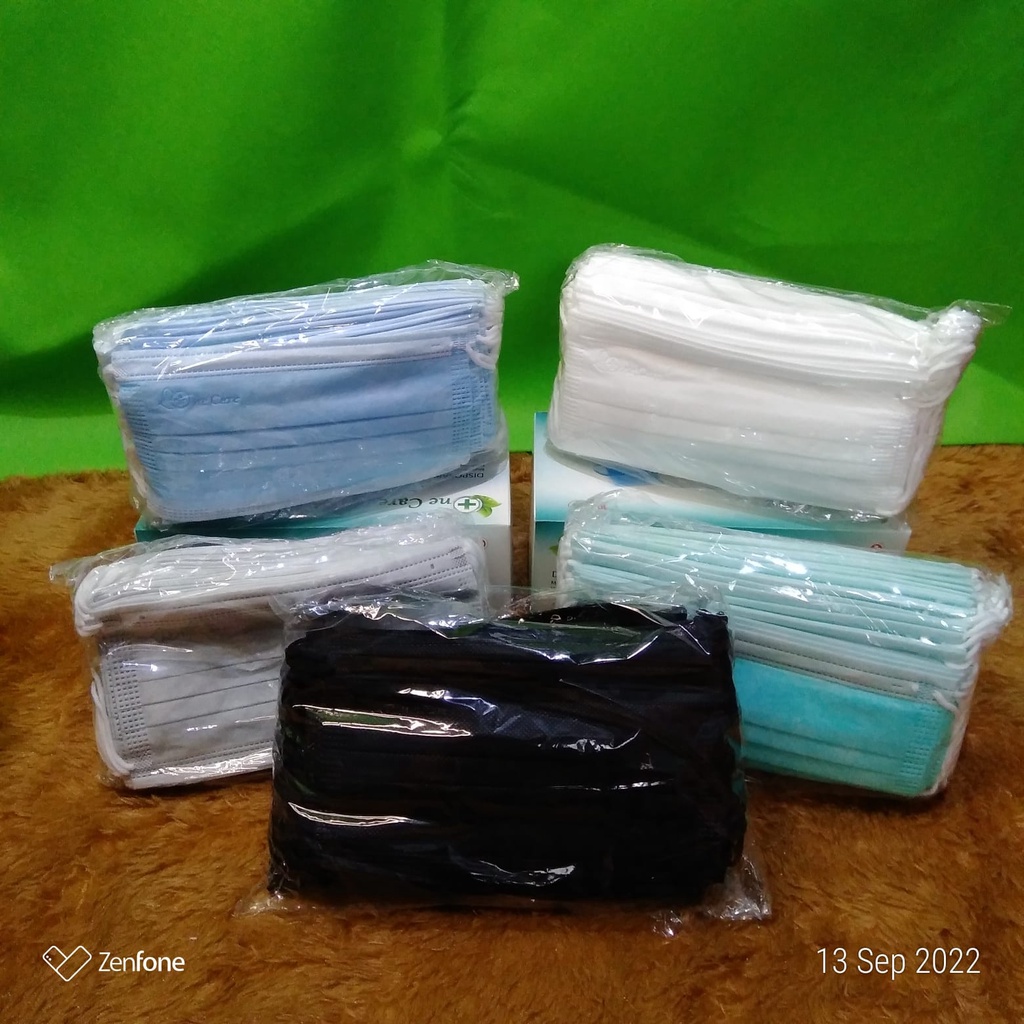 Jual Daily Masker Earoop Emboss OneCare 3ply isi 50 (Masker termurah ...
