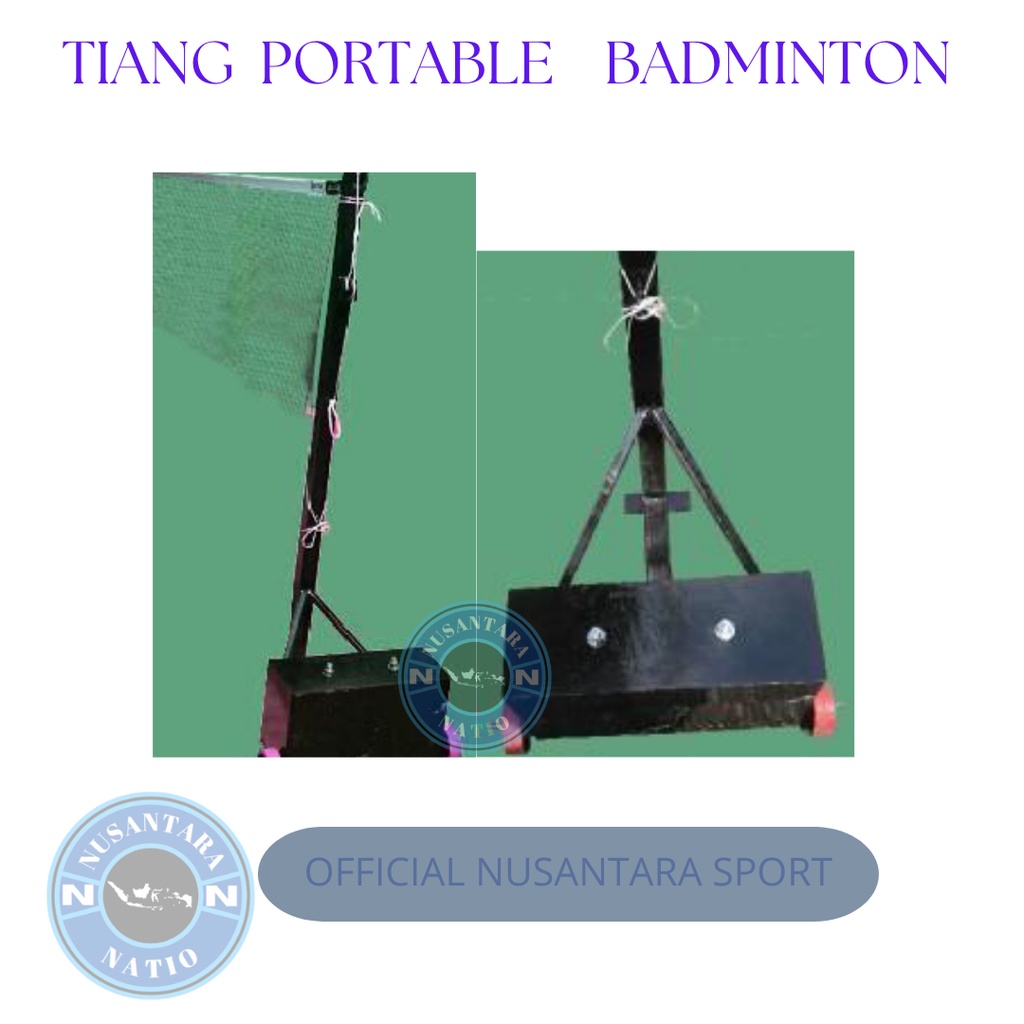 Jual Tiang SIMPLE Portable Badminton, Model SPB1 (Pemberat Besi ...