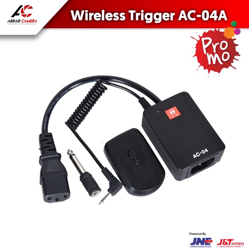 Jual Wireless Trigger NICE AC-04A / AC 04A / Triger Lampu Flash Foto ...