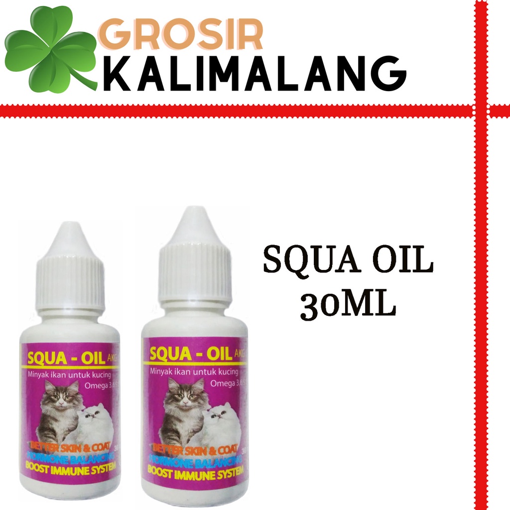 Jual Minyak Ikan Untuk Kucing Squa Oil 30ml | Shopee Indonesia