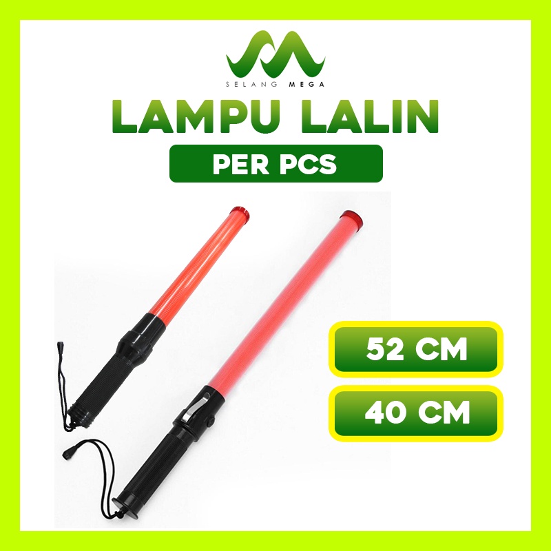 Jual MEGA Tongkat Lalin Panjang 40 Dan 52 cm Stik Parkir Lampu Parkir ...