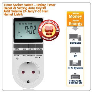 Jual Digital Timer Socket Stop Kontak Timer 24 7 Limited | Shopee Indonesia