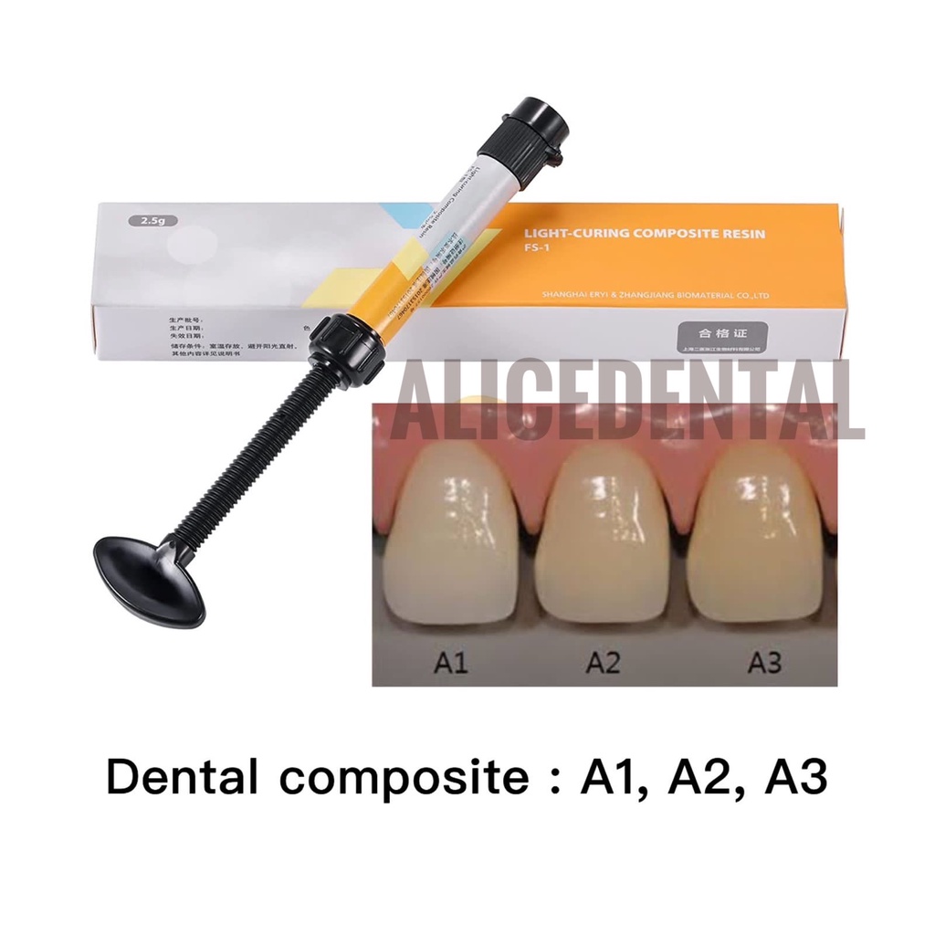 Jual Microhybrid nanofill composite komposit bahan tambal gigi veneer light cure laser komposite ...