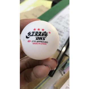 Jual BOLA PING PONG TENIS MEJA DHS 3 BINTANG 40 MM PUTIH ISI 6 PCS | Shopee Indonesia