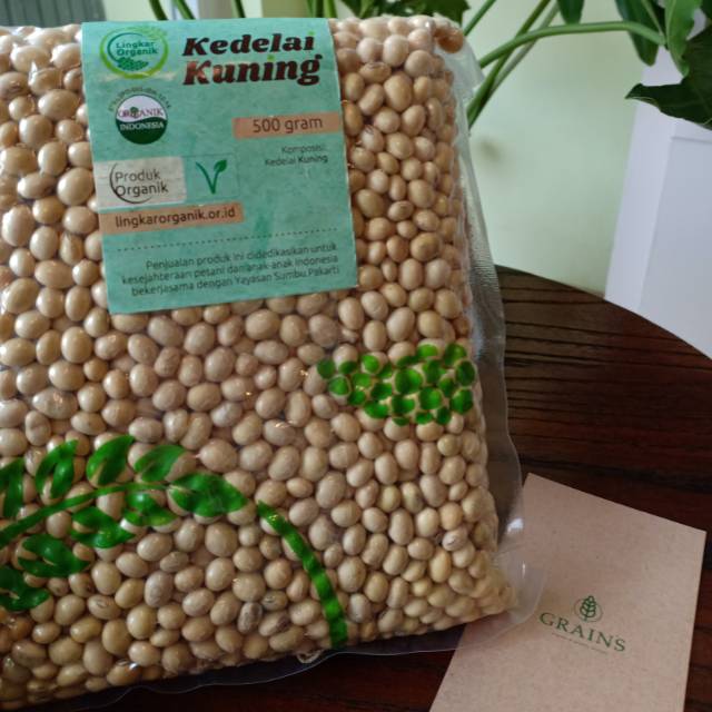 Jual Lingkar Organik Kedelai Kuning 500gr | Shopee Indonesia