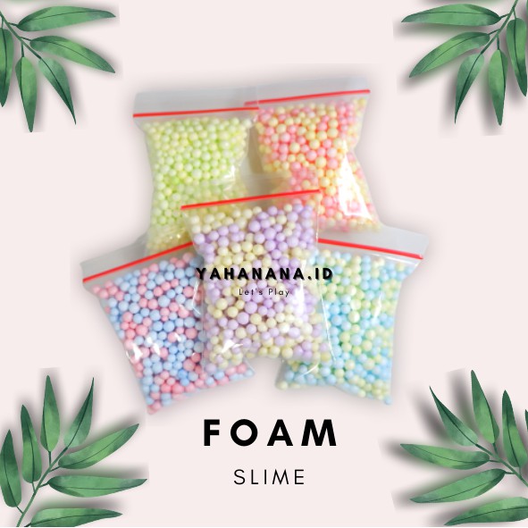 Jual FOAM SLIME / BUTIRAN STYROFOAM / HIASAN SLIME / BUTIRAN FOAM ...