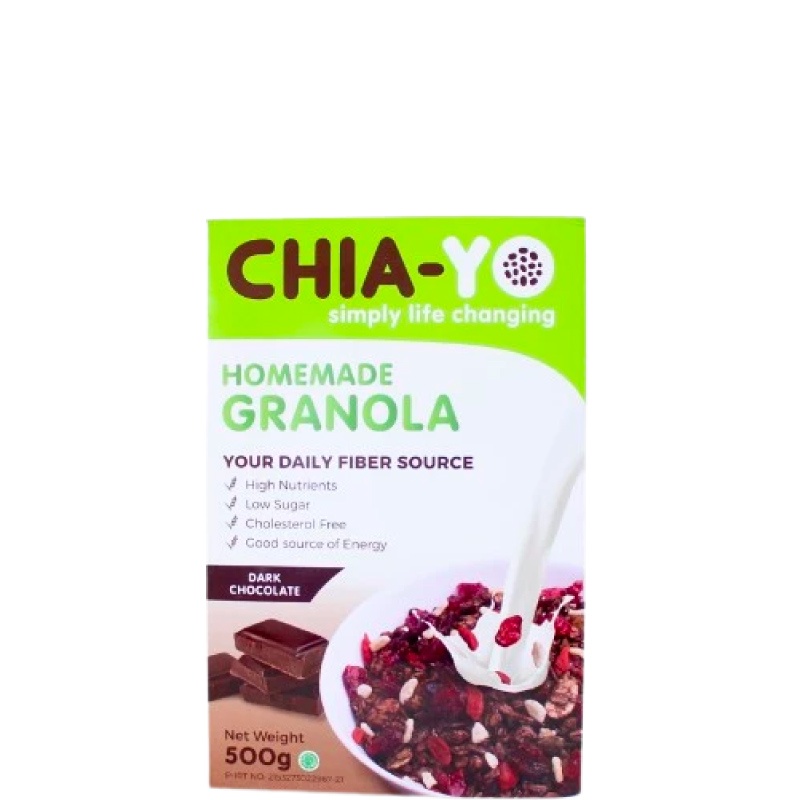Jual Chia-yo Homemade Granola Dark Chocolate 500 gr | Shopee Indonesia