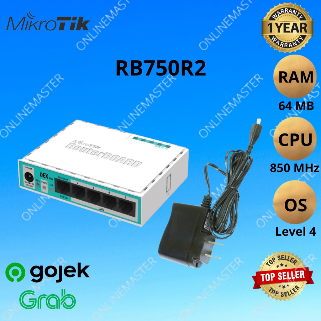 Jual RB750R2 (HEX-LITE) Mikrotik Routerboard | Shopee Indonesia