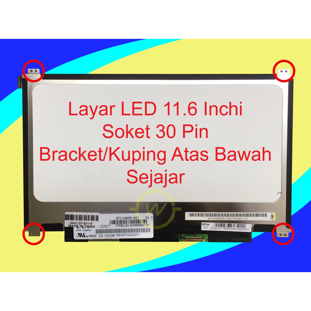 Jual Layar LED Asus VivoBook E203 E203M E203N E203NA E203MA E203NAH ...