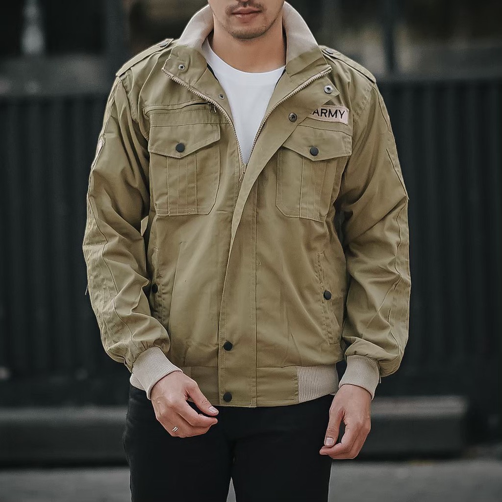Jual Jaket Army Ruby Bomber Original BGSR | Shopee Indonesia