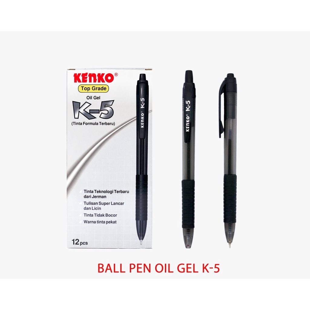 Jual Gel Pen KENKO K-5 / gel pen kenko k5 (LUSIN) ++++/" | Shopee Indonesia