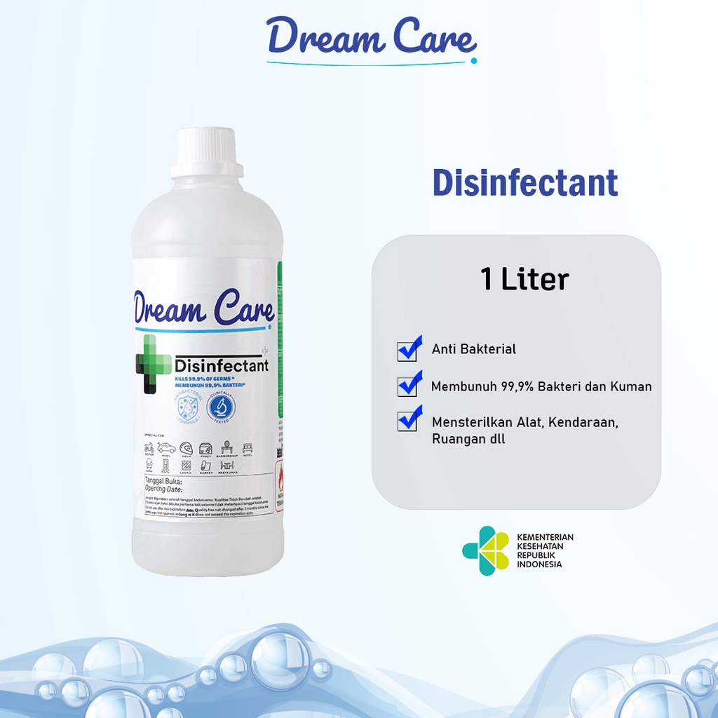 Jual Dream Care Disinfektan 1 Liter Disinfectant Spray Kemenkes ...