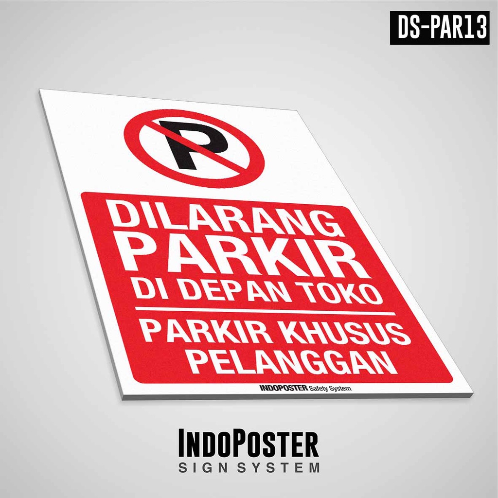 Jual Safety Sign Rambu K3 PVC ISO Dilarang Parkir Di Depan Toko Khusus ... Jual Safety Sign Rambu K3 PVC ISO Dilarang Parkir Di Depan Toko Khusus ...