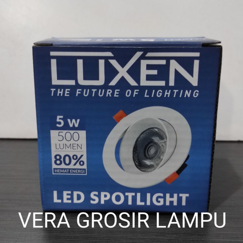 Jual LUXEN LAMPU DOWNLIGHT SPOT LIGHT 5W 5 WATT / LUXEN LAMPU SPOT ...