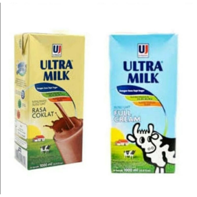 Jual Susu Ultra milk 1 liter| Susu UHT ultra 1L|susu ltra UHT 1000ml ...