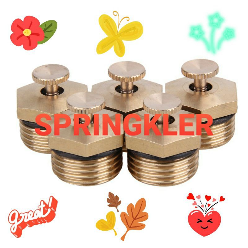 Jual SPRINKLE KUNINGAN ALAT SIRAM TANAMAN KEBON SAYUR GARDEN AIR SPUYER ...